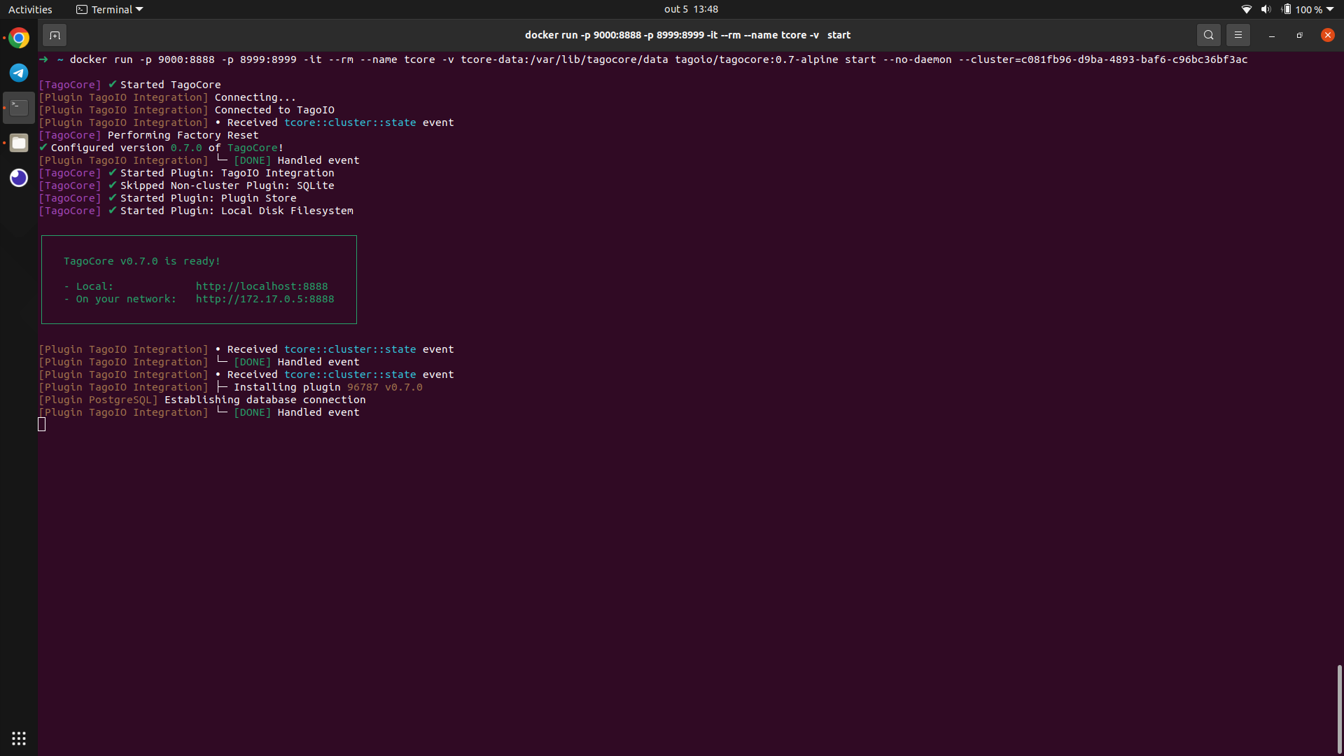 Error when uses TagoCore in cluster mode with PostgreSQL as database plugin · Issue #31 · tago ...