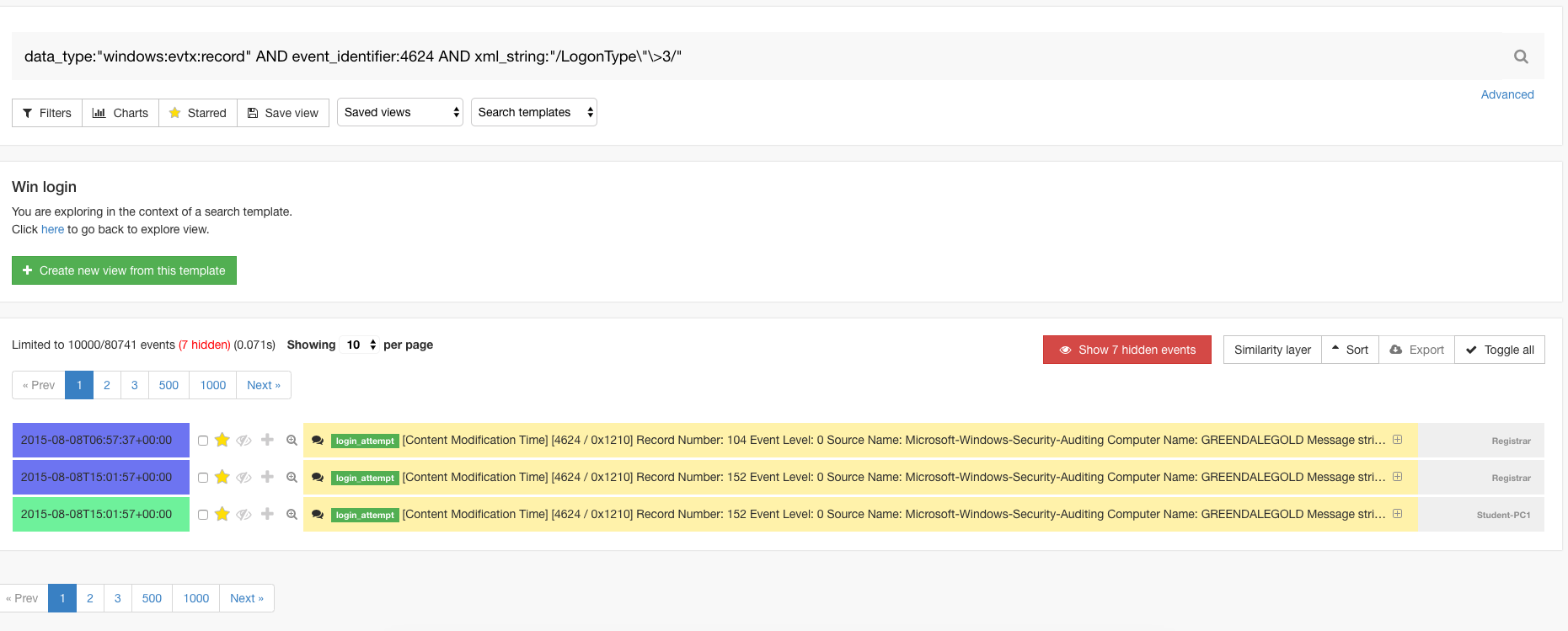 Bug: Pagination is not updated when filter out events · Issue #710 ...