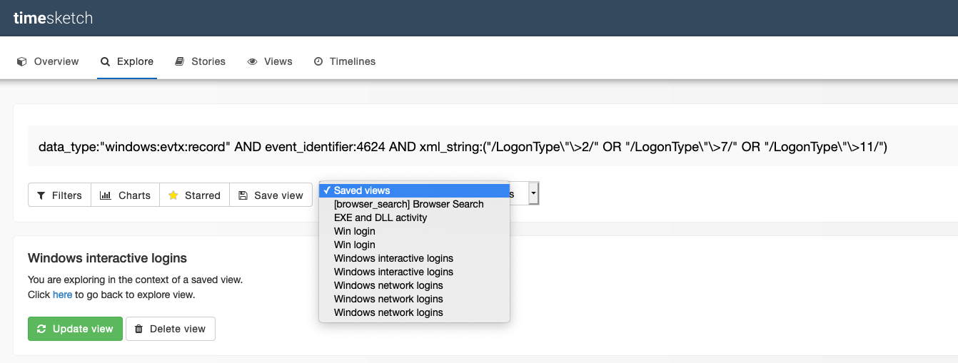 Adding a view to a story does not work on Firefox · Issue #388 · google/timesketch · GitHub