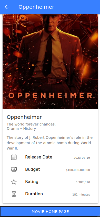 GitHub - sushnag22/Cine-Reel: Ionic Angular app that displays an infinite scrollable list of ...