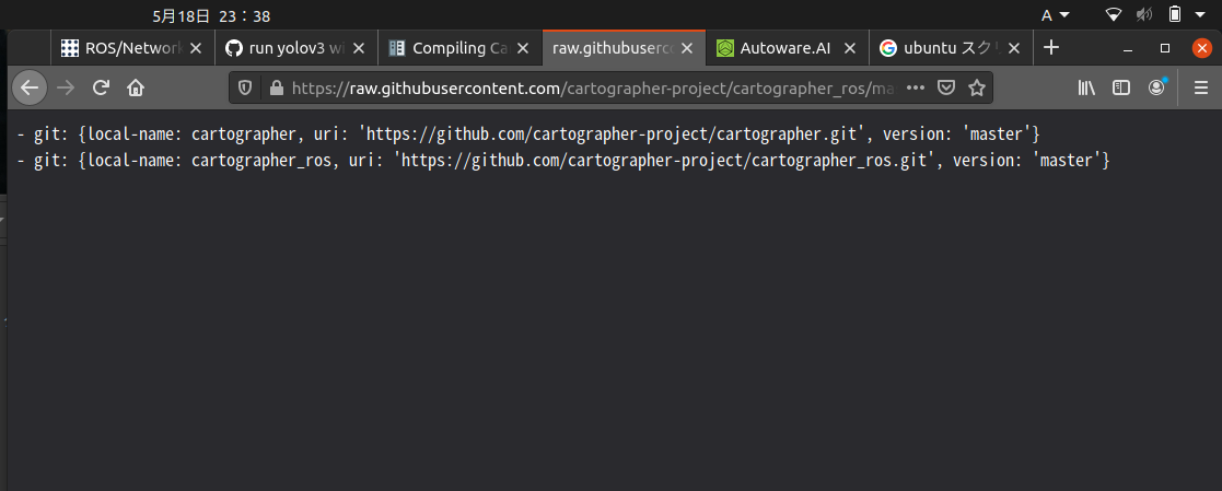 ERROR in config: Unable to download URL · Issue #1618 · cartographer-project/cartographer_ros ...