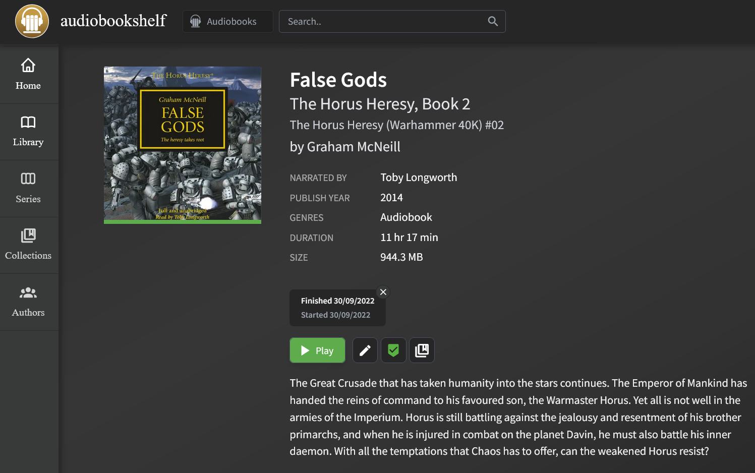 [Bug]: Author page showing audiobooks from another library · Issue #1049 · advplyr ...