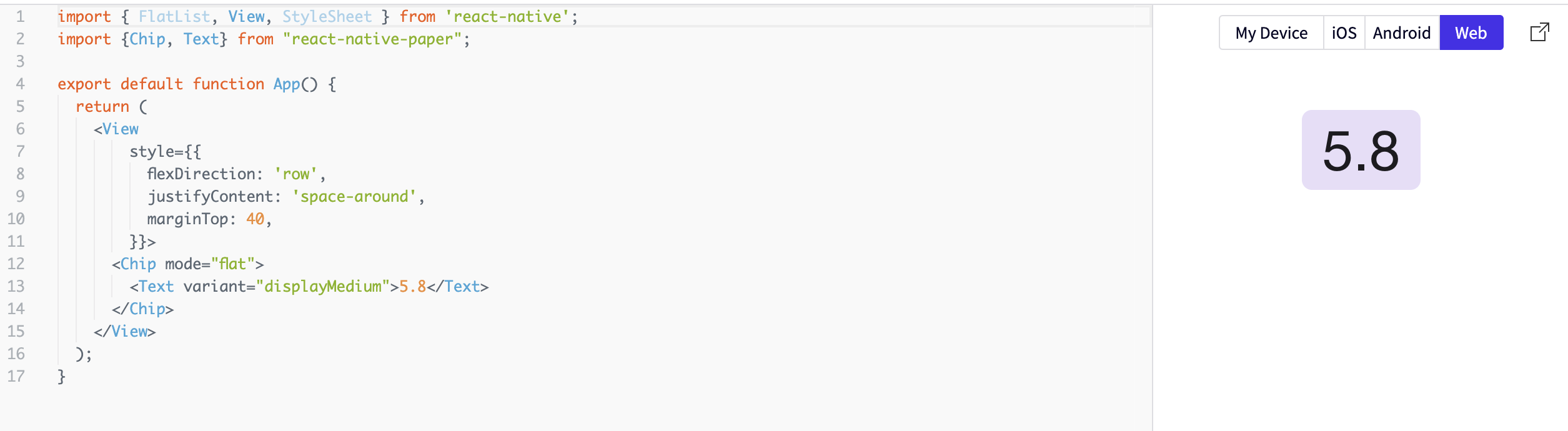 Padding On Text Within Chip Is Incorrect On Android · Issue 3945 · Callstack React Native Paper