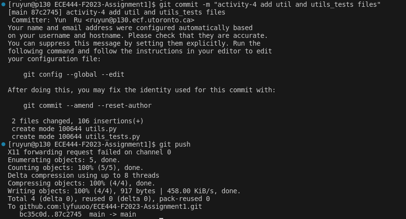 GitHub - lyfuuoo/ECE444-F2023-Assignment1