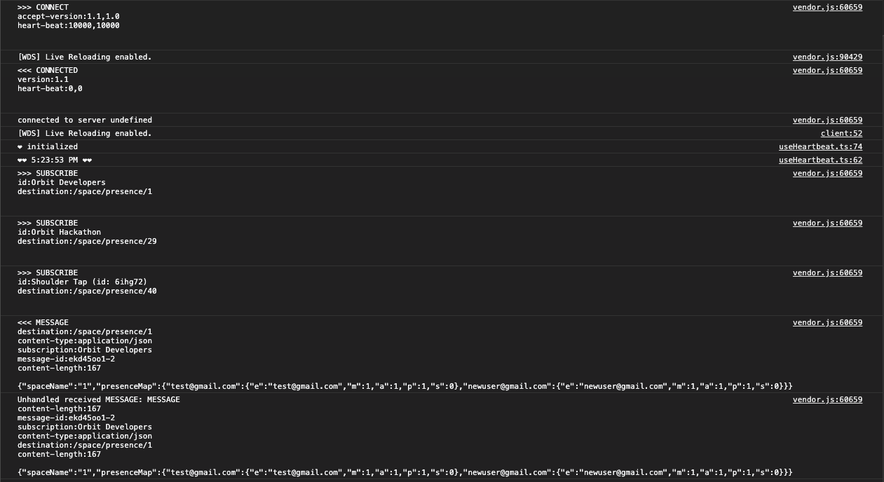 Unhandled received MESSAGE: MESSAGE when receiving message on subscribed client · Issue #301 ...