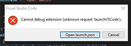 Cannot launch extension after creating with yoeman generator · Issue #67769 · microsoft/vscode ...