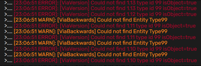 Entity 99 Not Found, and Lightning Not showing · Issue #312 ...