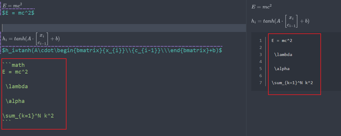 一整块的公式编辑模式不支持吗？ · Issue #1973 · vnotex/vnote · GitHub