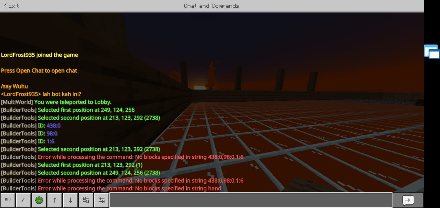 replace command having seziures · Issue #198 · CzechPMDevs/BuilderTools · GitHub
