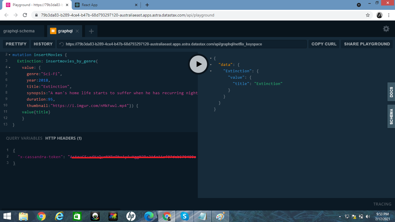 [HW] Vrinda Shinde · Issue #80 · datastaxdevs/workshop-graphql-netflix · GitHub