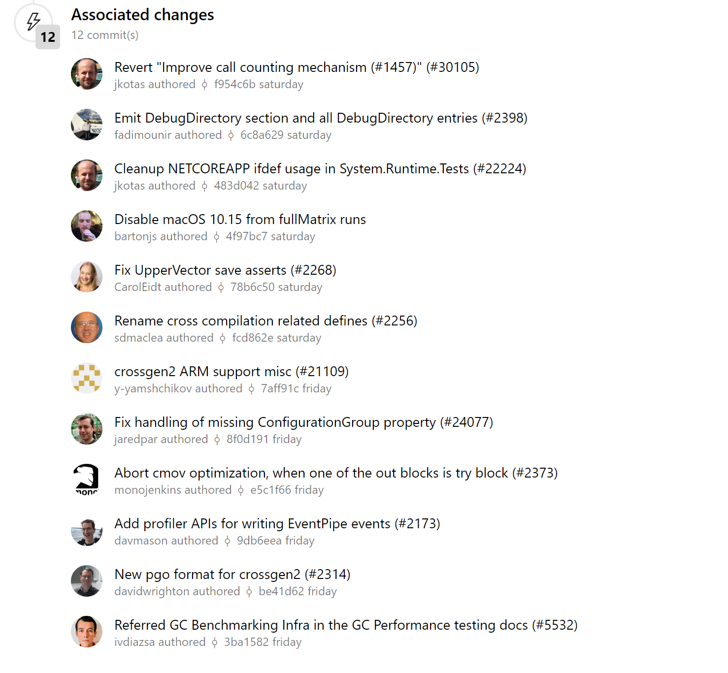 Question about AzDO pipeline run and GitHub commits · Issue #31666 ...