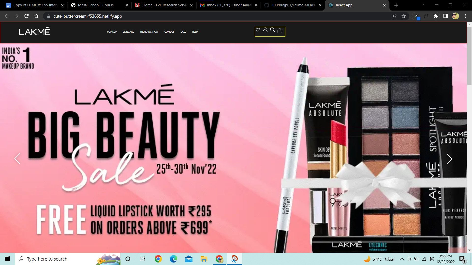 GitHub - 100rbrajpuT/Lakme-MERN-project: Lakme-MERN project , somewhat i trying to clone of ...