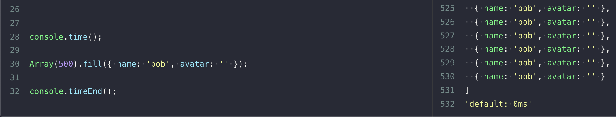 Large object or array freezes app · Issue #362 · lukehaas/RunJS · GitHub