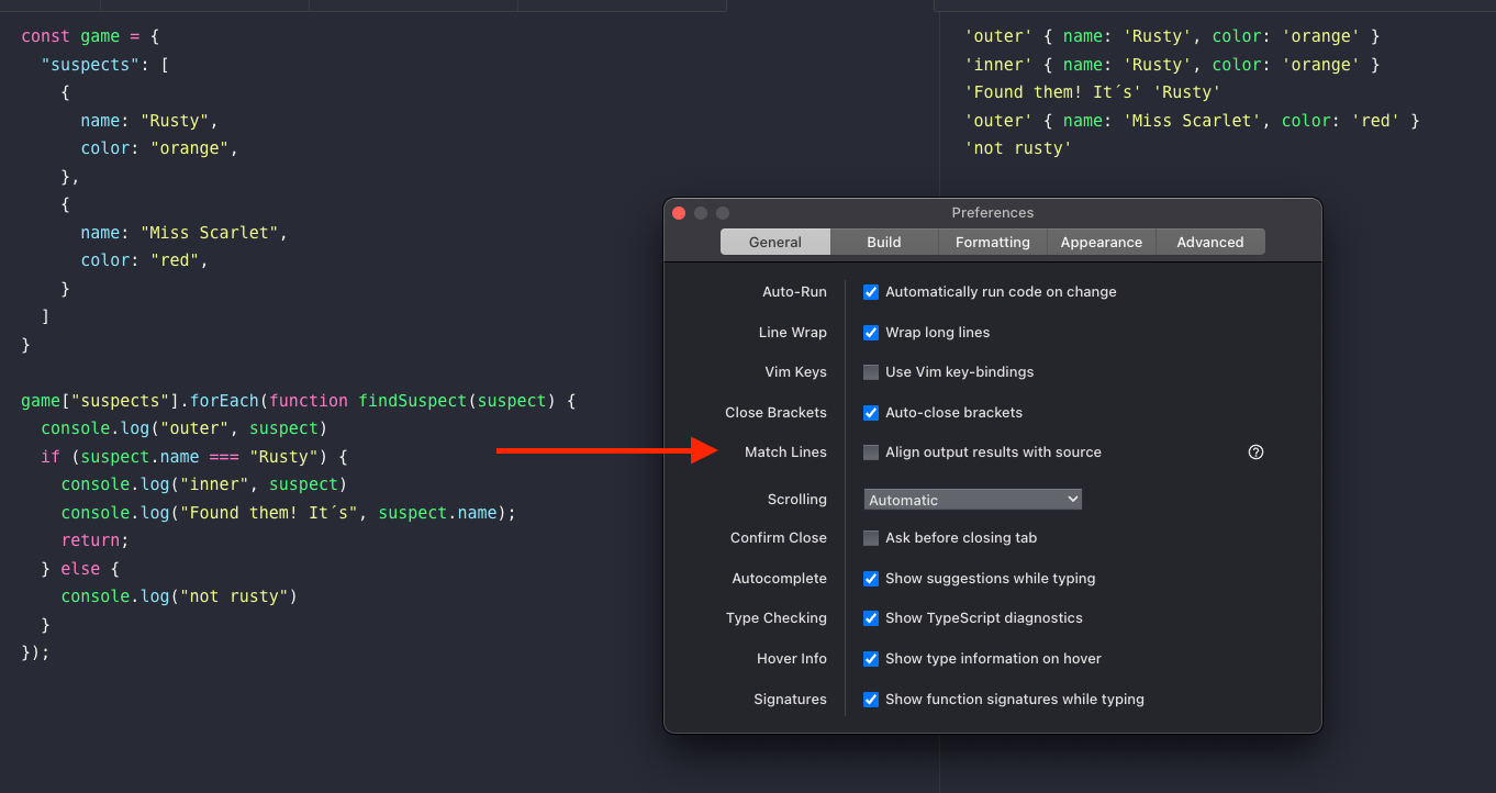 Code run in different order in RunJS vs browser · Issue #496 · lukehaas/RunJS · GitHub
