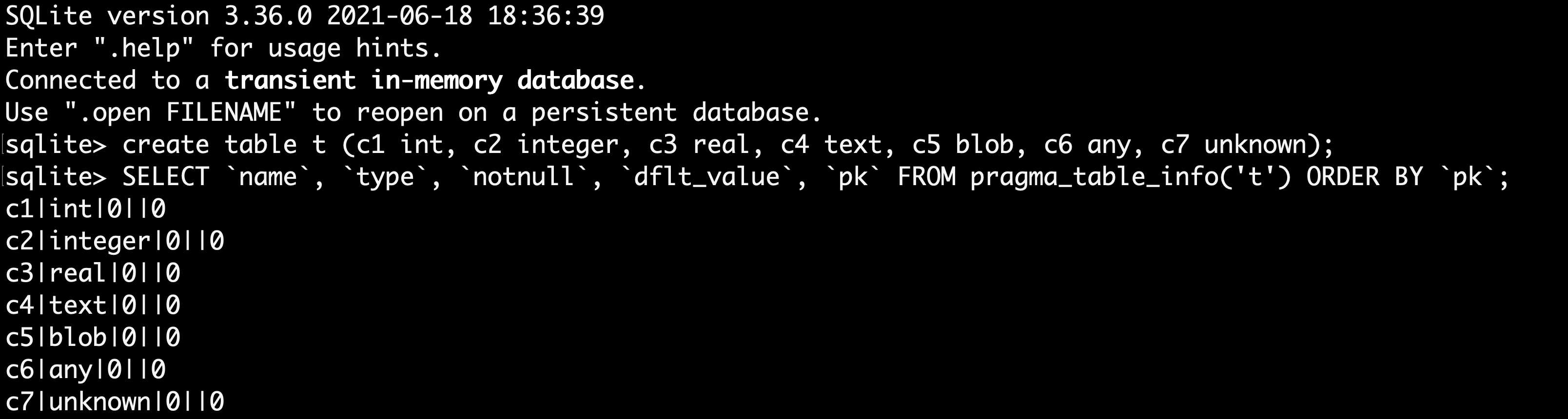 modernc.org/sqlite driver fails to migrate after the first migration ...