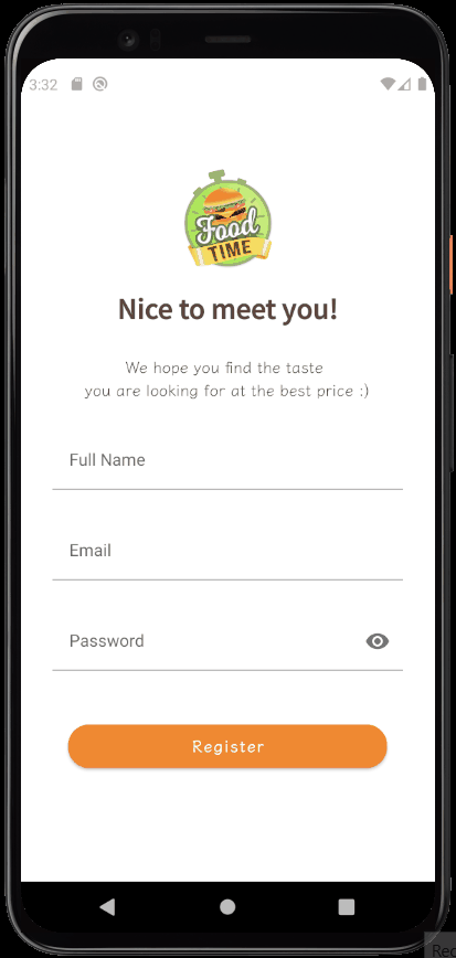 GitHub - tugceerdogan/FoodTimeApp