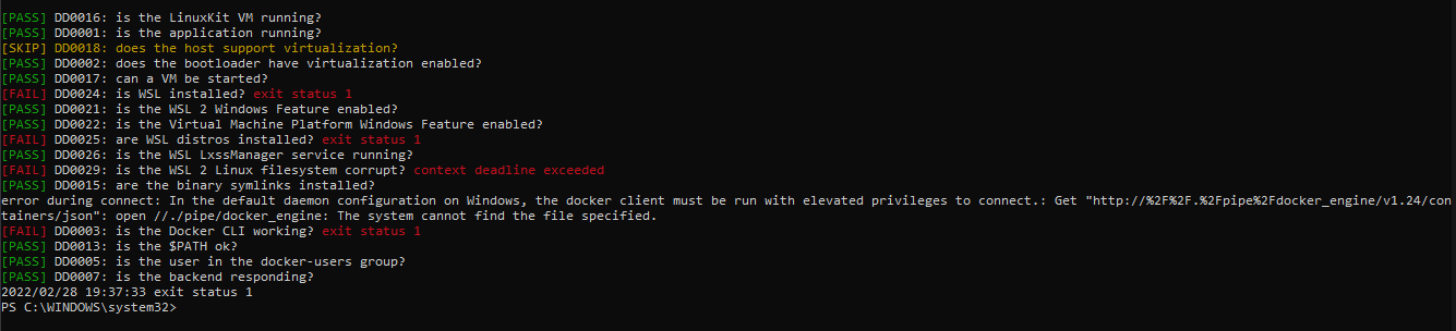 Docker loading forever · Issue #12589 · docker/for-win · GitHub