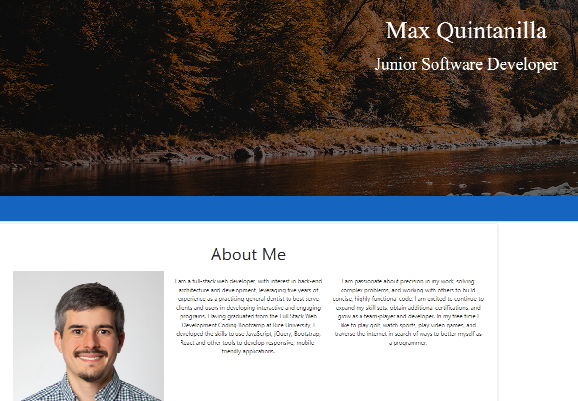 GitHub - the64man1/Portfolio_v3: My professional portfolio, where users ...