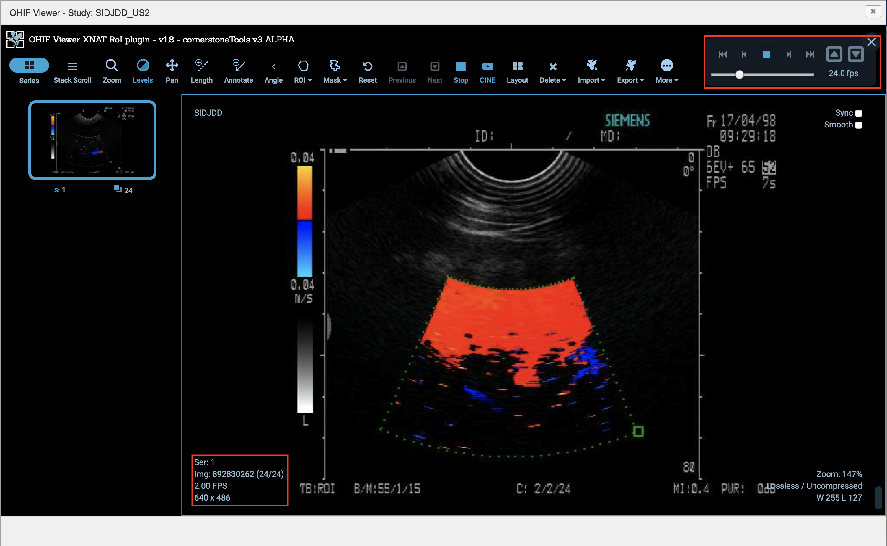 FPS slider for Cine images is out-of-sync when display rate is pulled ...