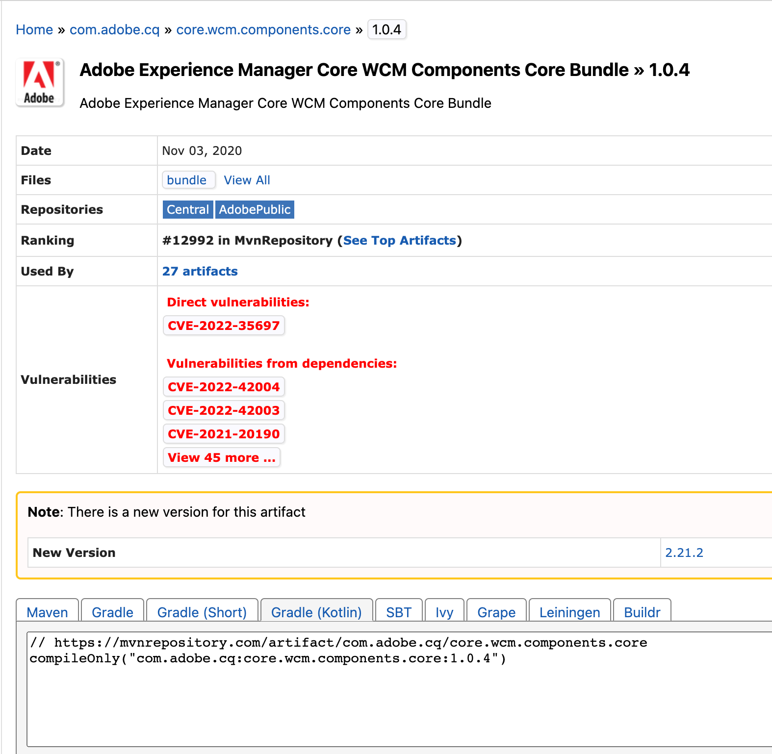 CVE-2022-23106 update has removed a relevant version · Issue #886 · google/osv.dev · GitHub