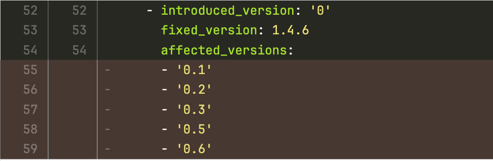 CVE-2022-23106 update has removed a relevant version · Issue #886 · google/osv.dev · GitHub