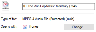 (Feature Request) Support Converting iTunes DRM Protected M4B Files to MP3 · Issue #569 ...