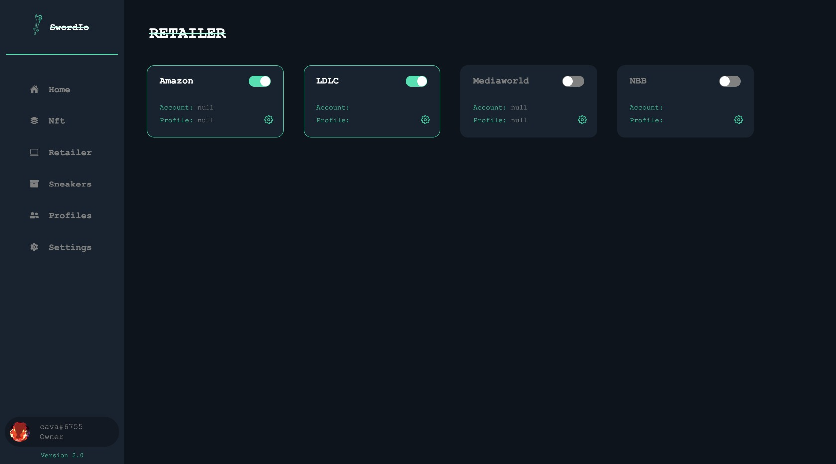 Github Andreacaval Swordio Gui For An Extension Or Bot In React