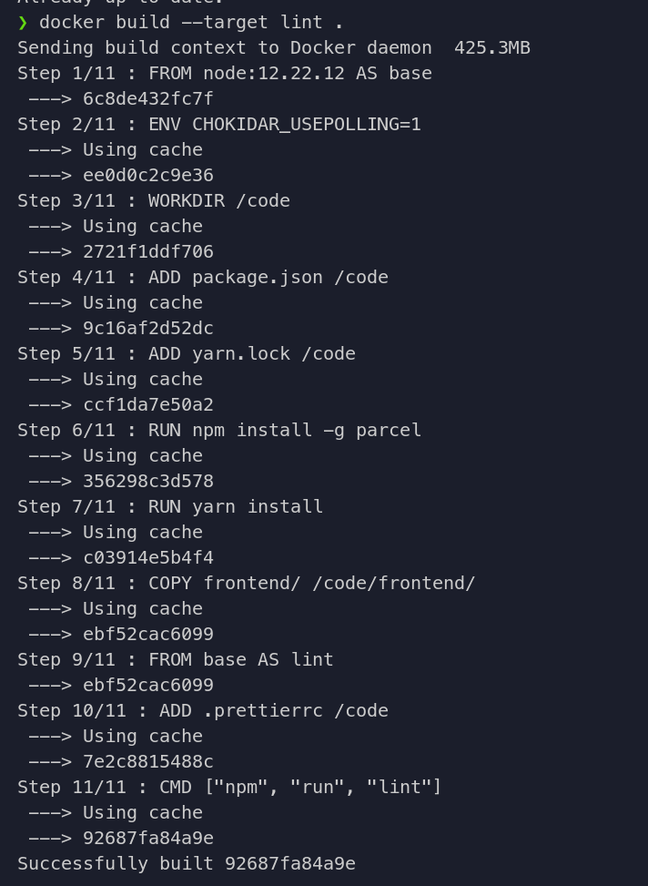 Не работает команда make lint · Issue #26 · bmstu-iu9/ptp2022-8-todo-list · GitHub