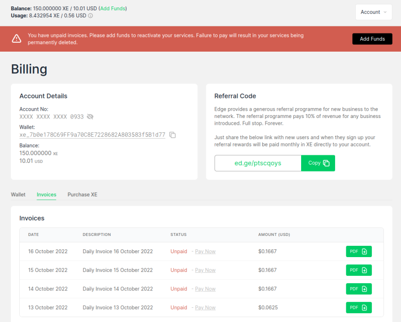 Fix paying unpaid invoices · Issue #144 · edge/account · GitHub