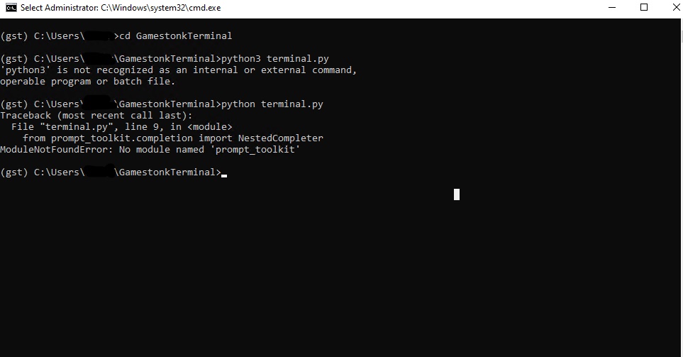 prompt.toolkit module fails to load · Issue #1027 · OpenBB-finance ...
