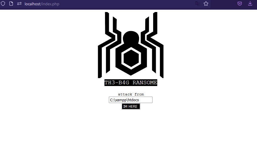 GitHub - Th3-b4G/PHPxRANSOMEWARE