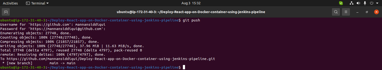 Github Mannansiddiquideploy A React App On A Docker Container Using 9582