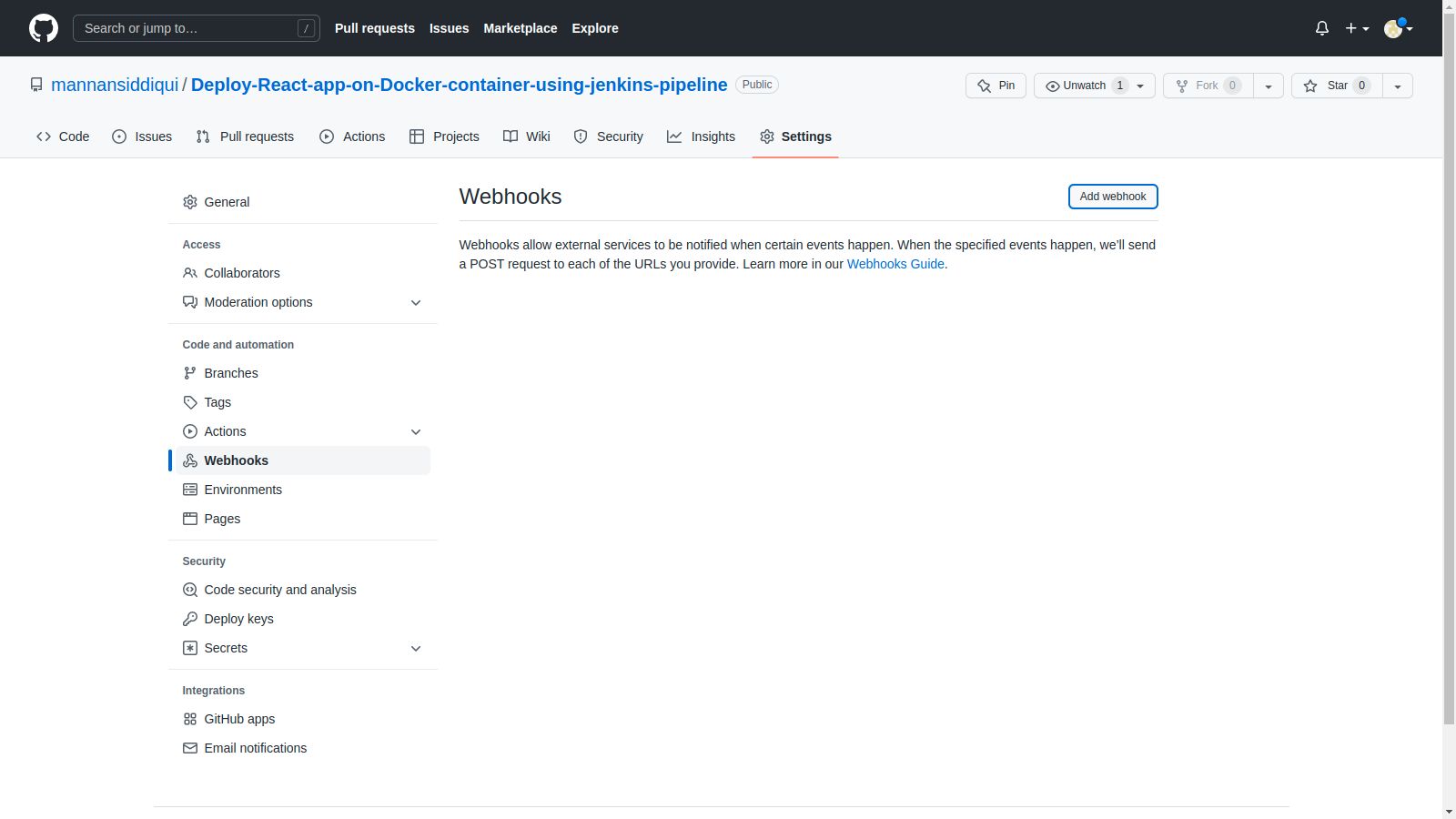 Github Mannansiddiquideploy A React App On A Docker Container Using 0627