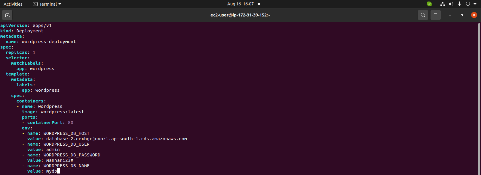 GitHub - mannansiddiqui/Self-managed-Kubernetes-cluster-on-the-AWS-cloud