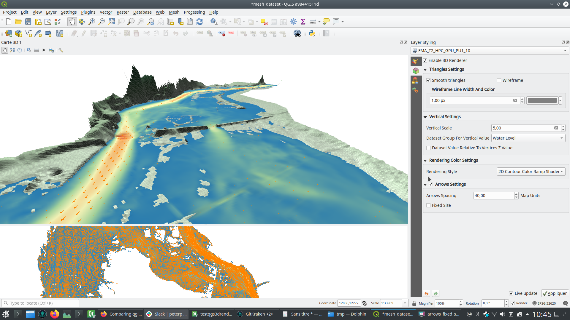 Request In Qgis Feature 3d Mesh Arrows For 3d Mesh Layer Dataset Rendering · Issue 4998