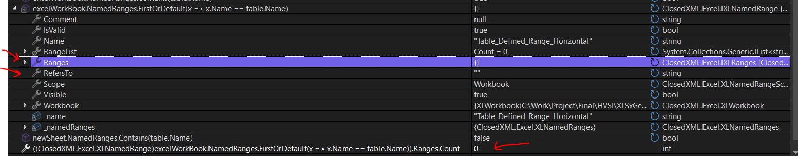 Some NamedRanges are never retrieved · Issue #1762 · ClosedXML/ClosedXML · GitHub
