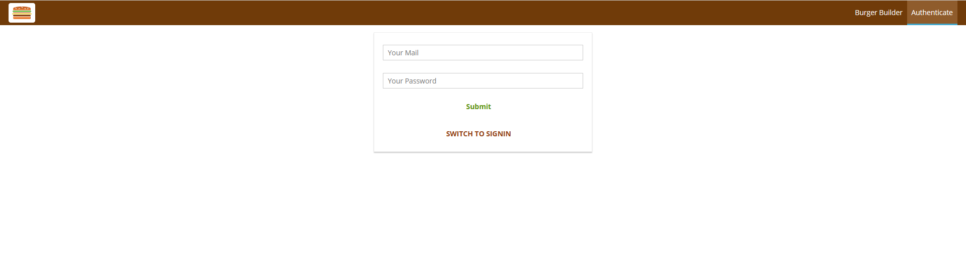 GitHub - rajdeepsr2007/React-Burger-Builder-With-Authentication: React Burger Builder With ...