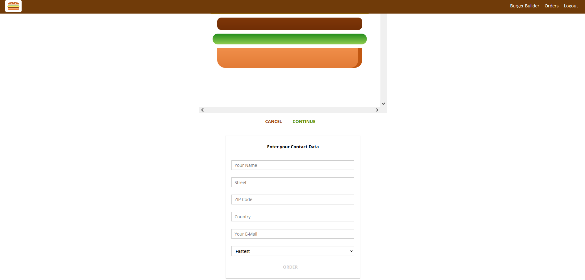 GitHub - rajdeepsr2007/React-Burger-Builder-With-Authentication: React Burger Builder With ...