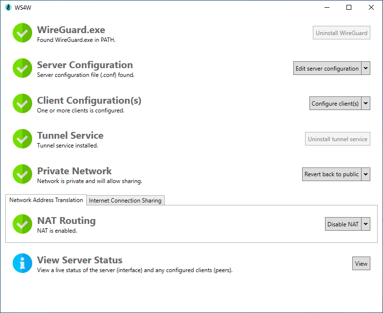 GitHub - dawnadvent/WireGuardServerForWindows: WireGuardServerForWindows (WS4W) is a desktop ...