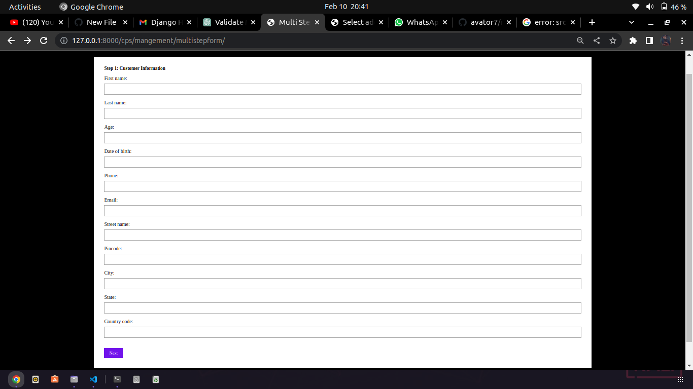GitHub - avator7/multi_step_form_using_django_jquery