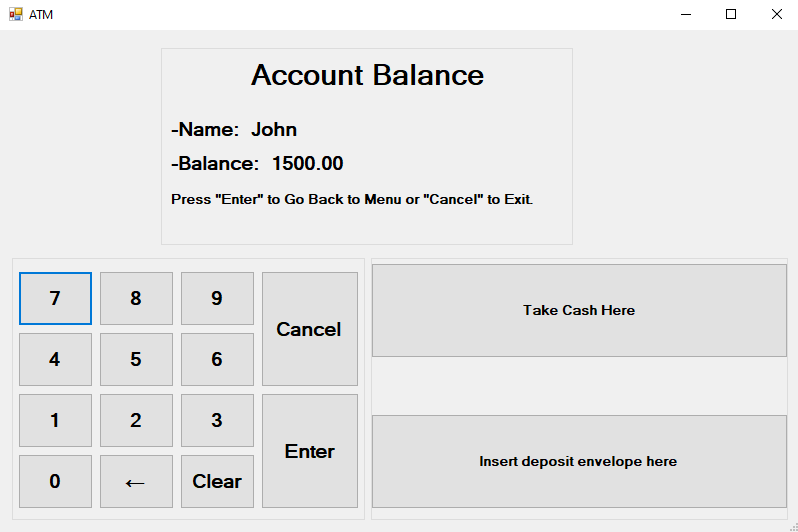 GitHub - christianramos10/Automated-Teller-Machine: Repository for ...
