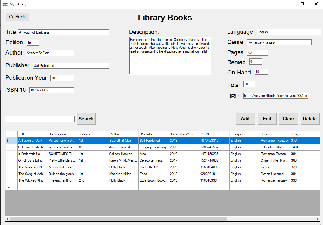 GitHub - christianramos10/Library-Management-Application: A library ...