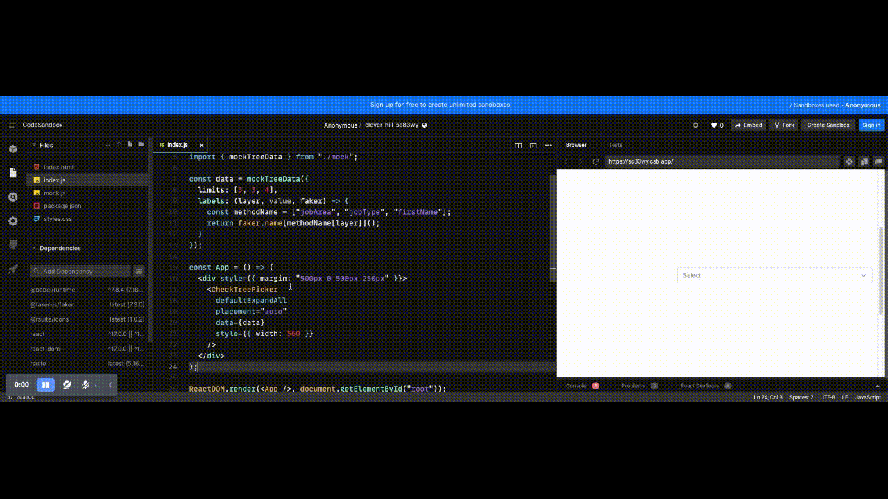 CheckTreePicker - auto placement doesn't work correctly · Issue #2628 · rsuite/rsuite · GitHub