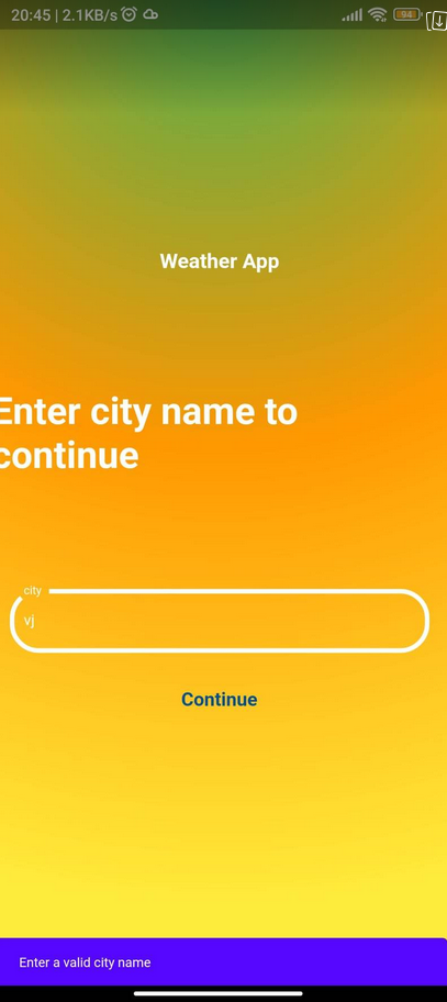 GitHub - mohitnx/WeatherApp: A simple weather app implememtation using onepweathermap api and ...