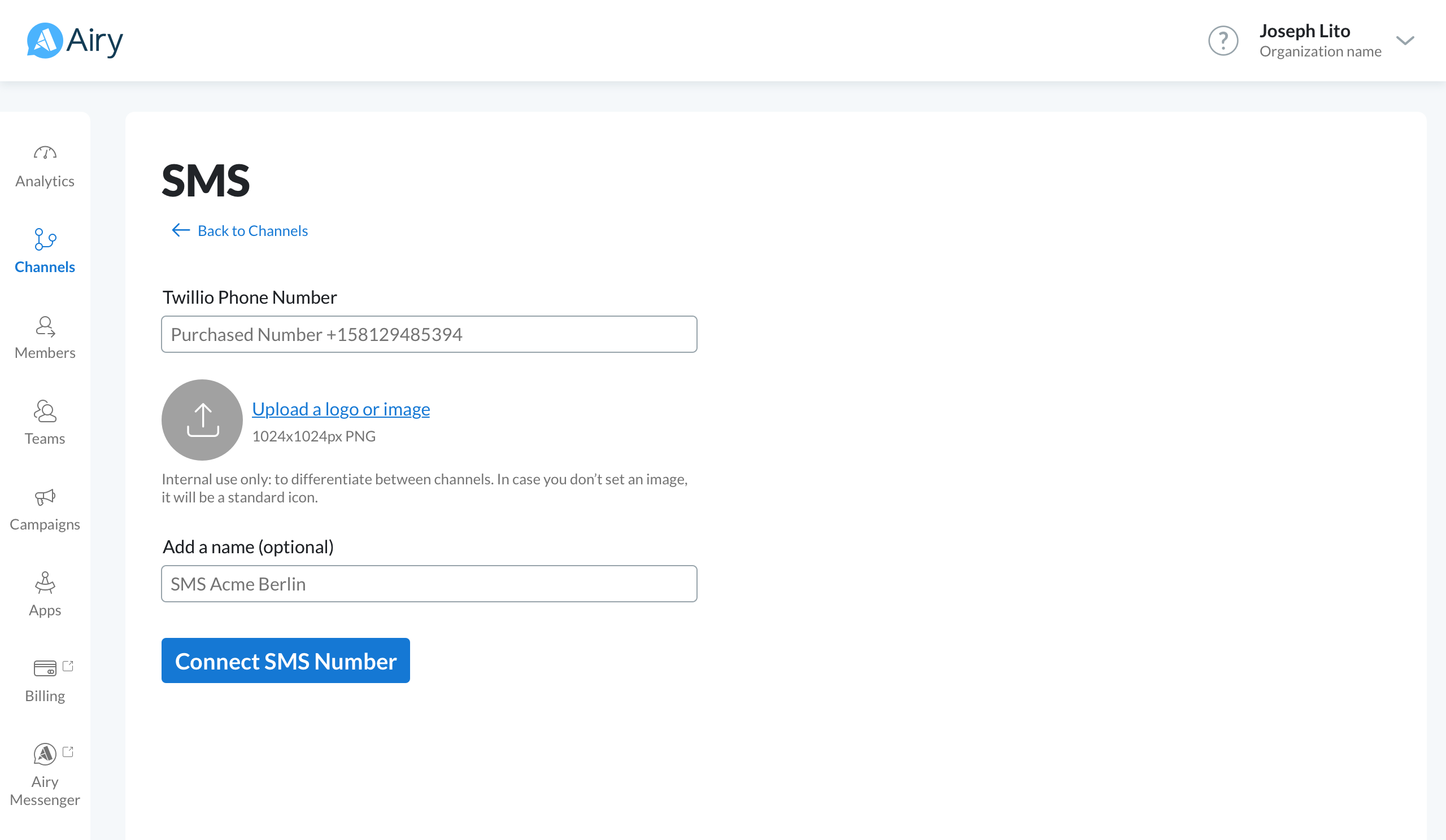 Enable users to connect via WhatsApp/SMS · Issue #656 · airyhq/airy · GitHub