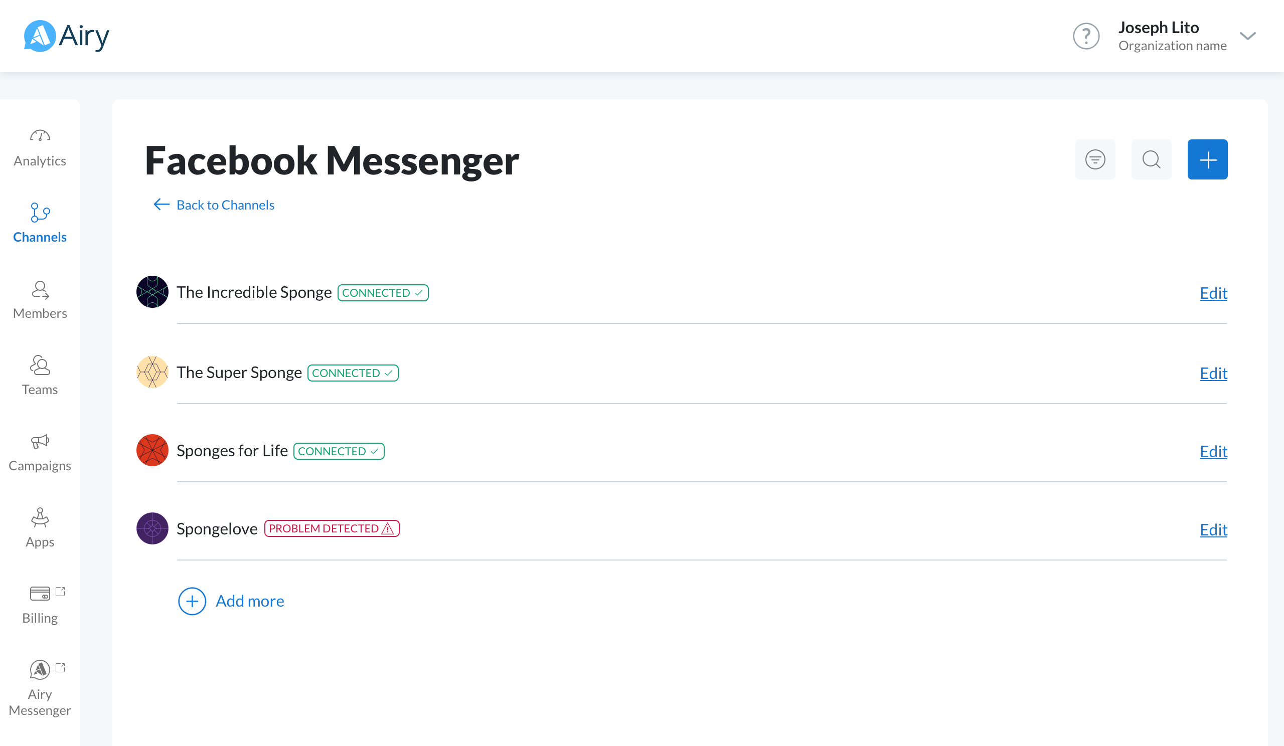 Enable users to connect via Facebook Messenger · Issue #659 · airyhq/airy · GitHub