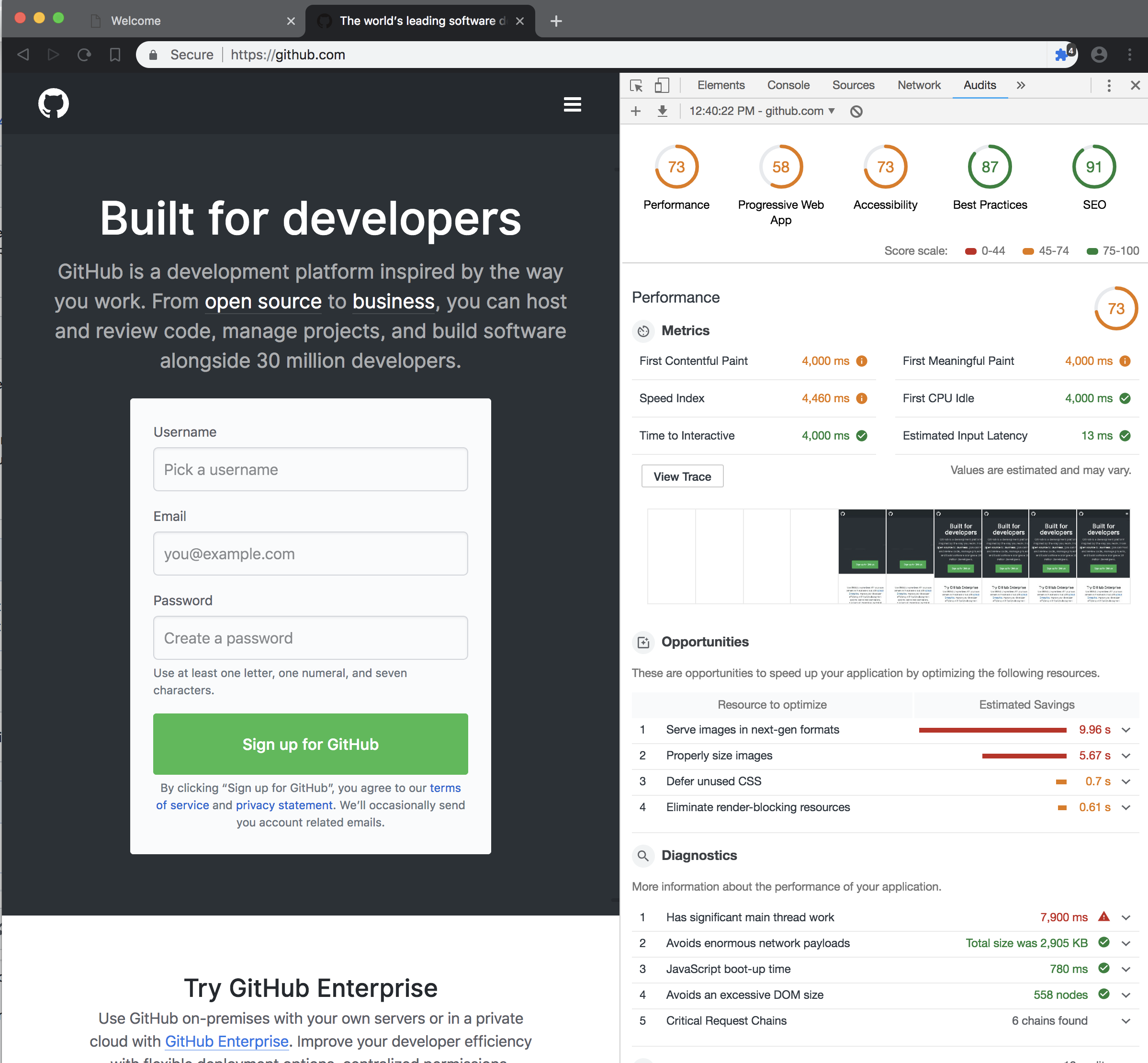connects to chrome-devtools-frontend.appspot.com when devtools is ...