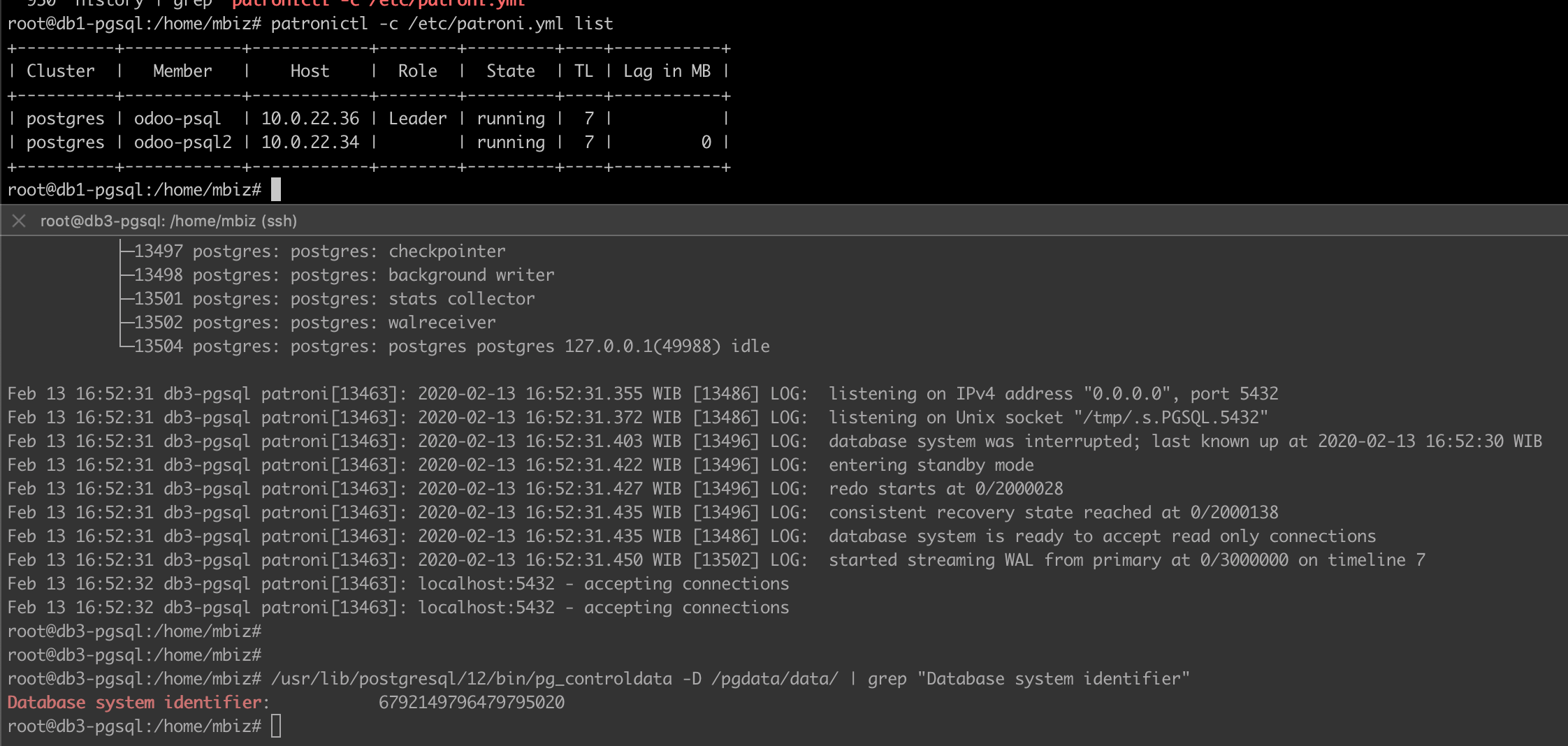 cant see the secondary db on my member list patroni · Issue #1389 · patroni/patroni · GitHub