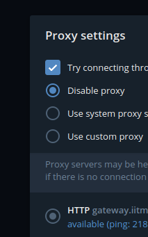 telegram_desktop not working under proxy · Issue #25034 · telegramdesktop/tdesktop · GitHub