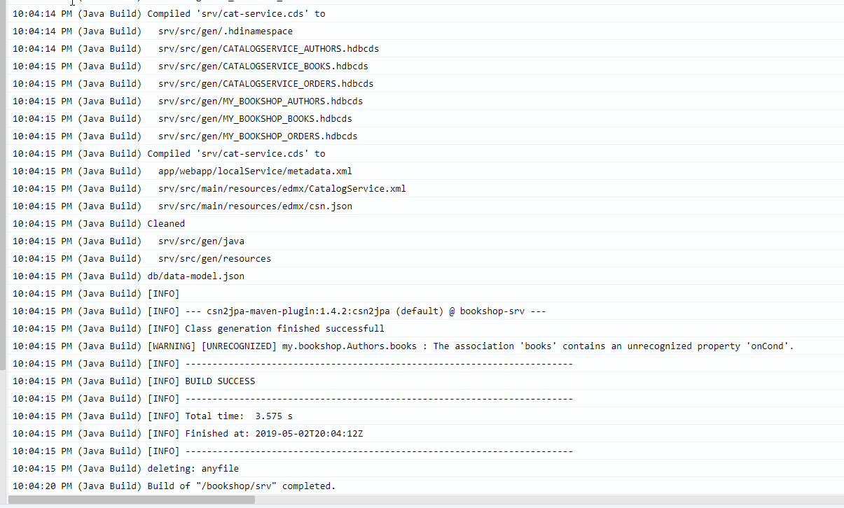 Use JPA in Custom Logic · Issue #3111 · sap-tutorials/Tutorials · GitHub